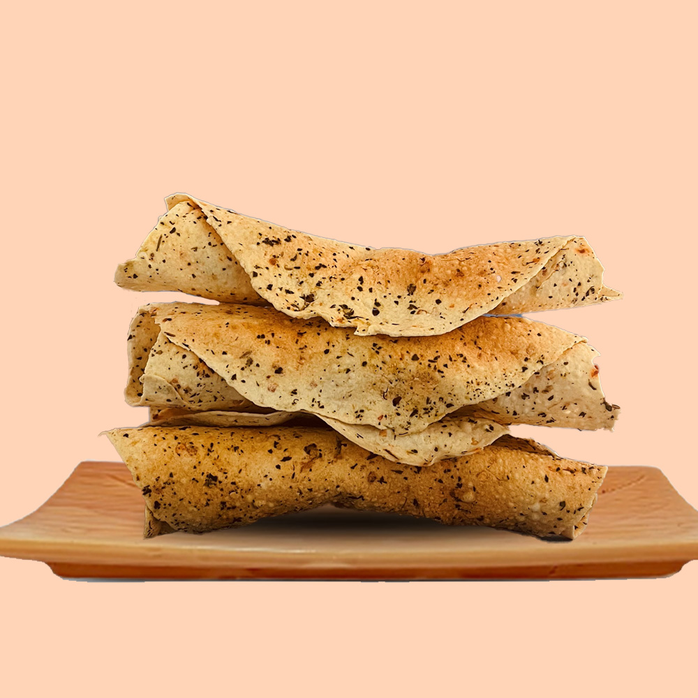 Buy Garlic Papad Online at reasonalble Price - Garlic Papad 400 gm